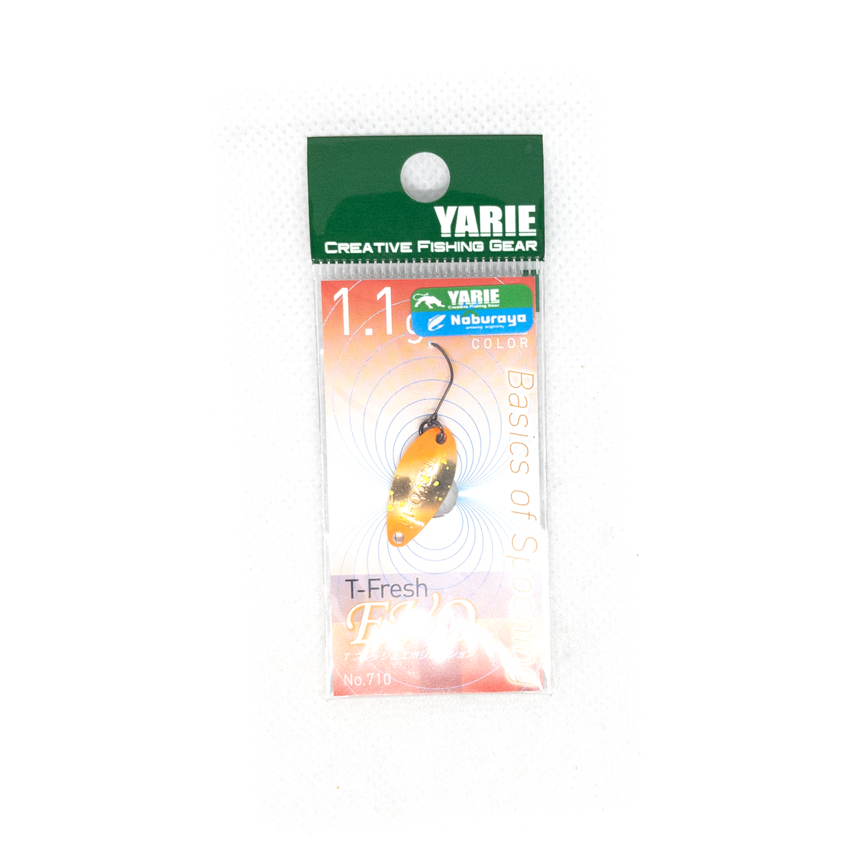YARIE T-Fresh EVO Trout Spoon 1.1g (Naburaya x Yarie) Color "Split Ora – The Borrowed Lure