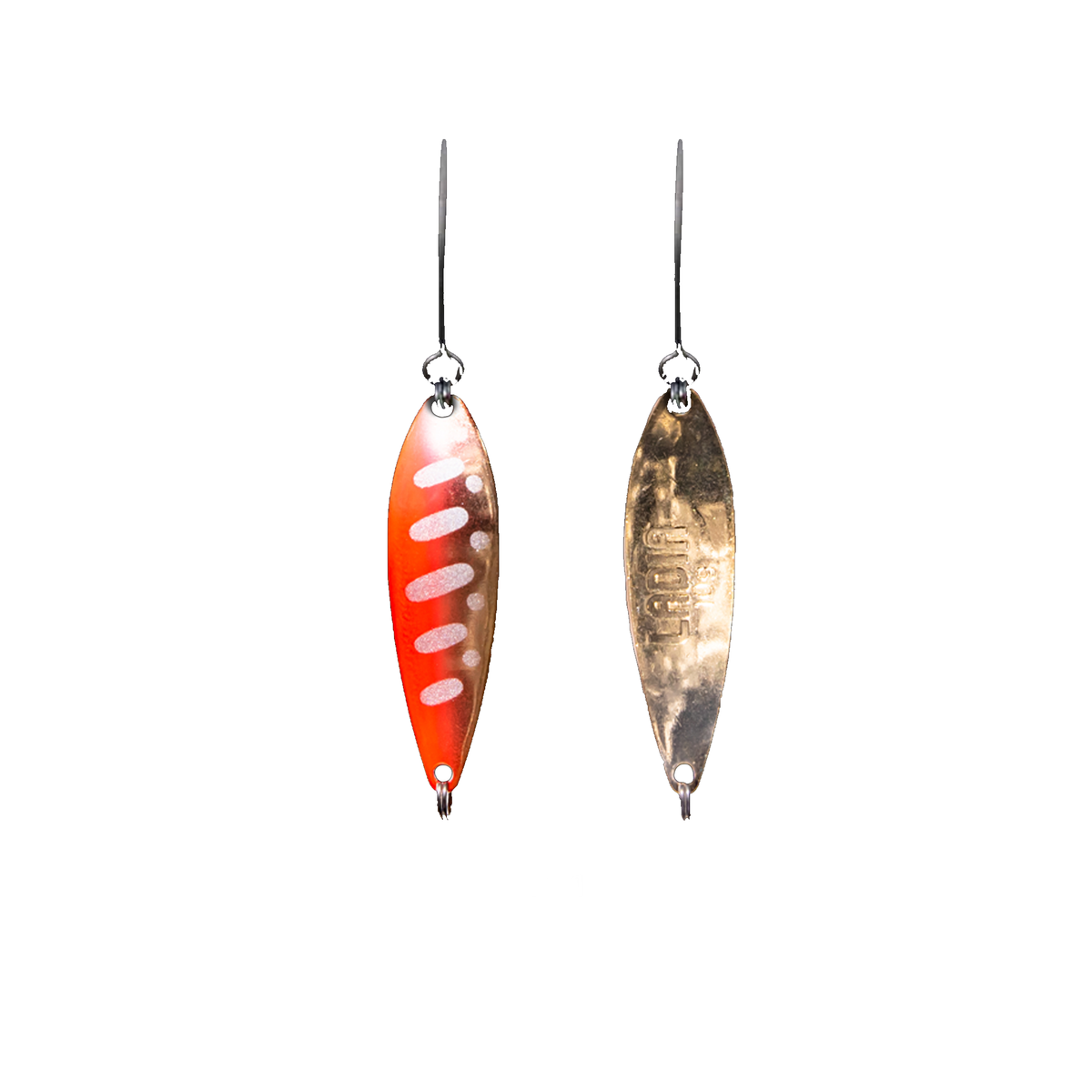 YARIE Ladia Trout Spoon 7g Color #A1 "Red Gold" – The Borrowed Lure