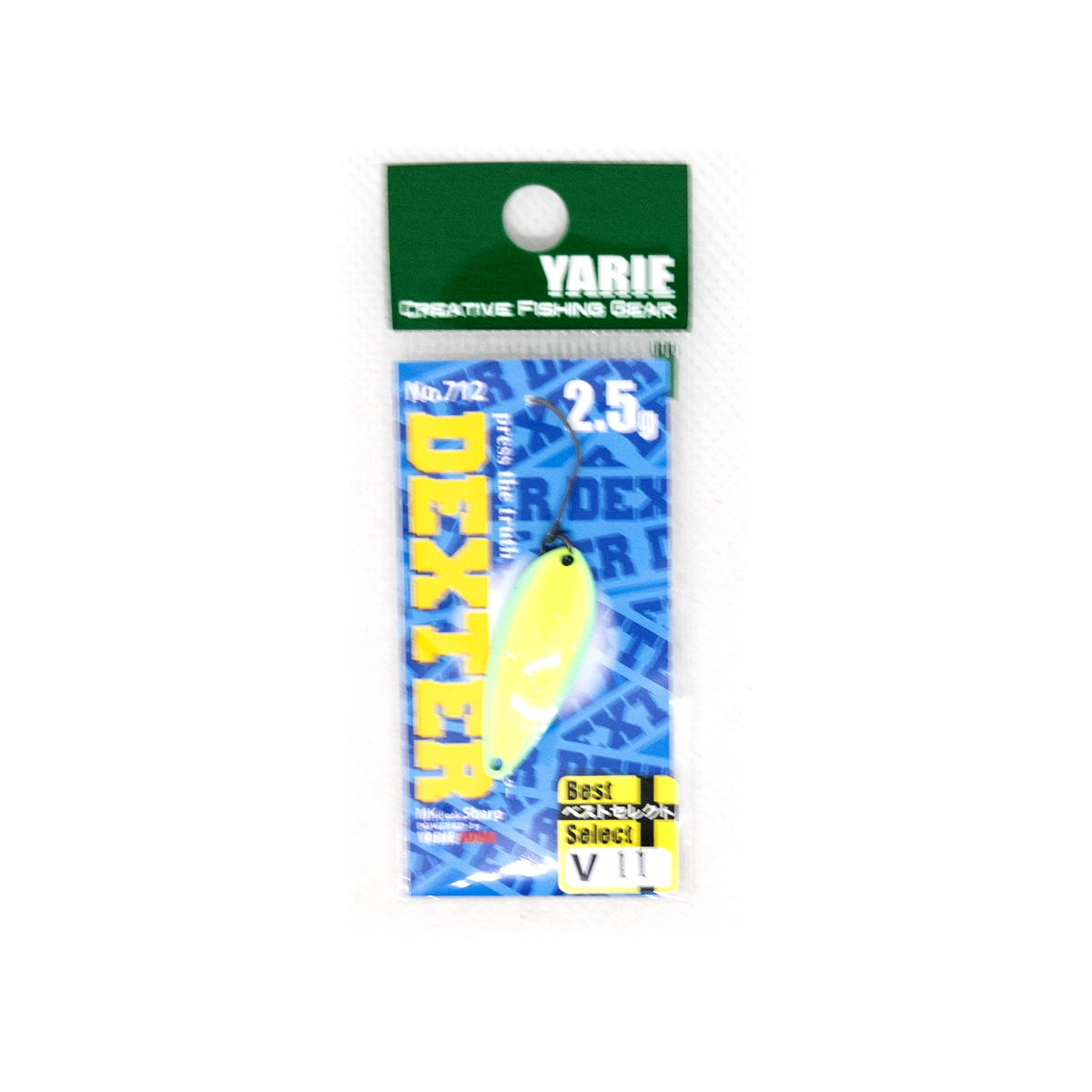 YARIE Dexter Trout Spoon 2.5g Color# V11 "Pool Lemon" – The Borrowed Lure