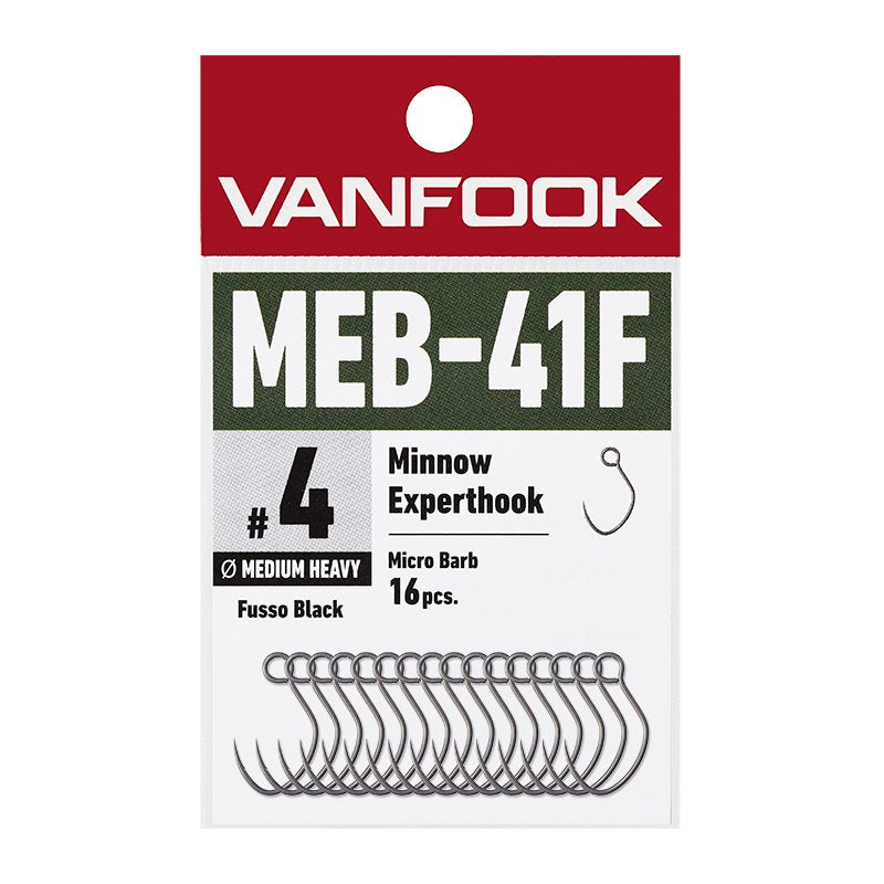 Vanfook MEB-41F #8 Micro Barb Hook – The Borrowed Lure