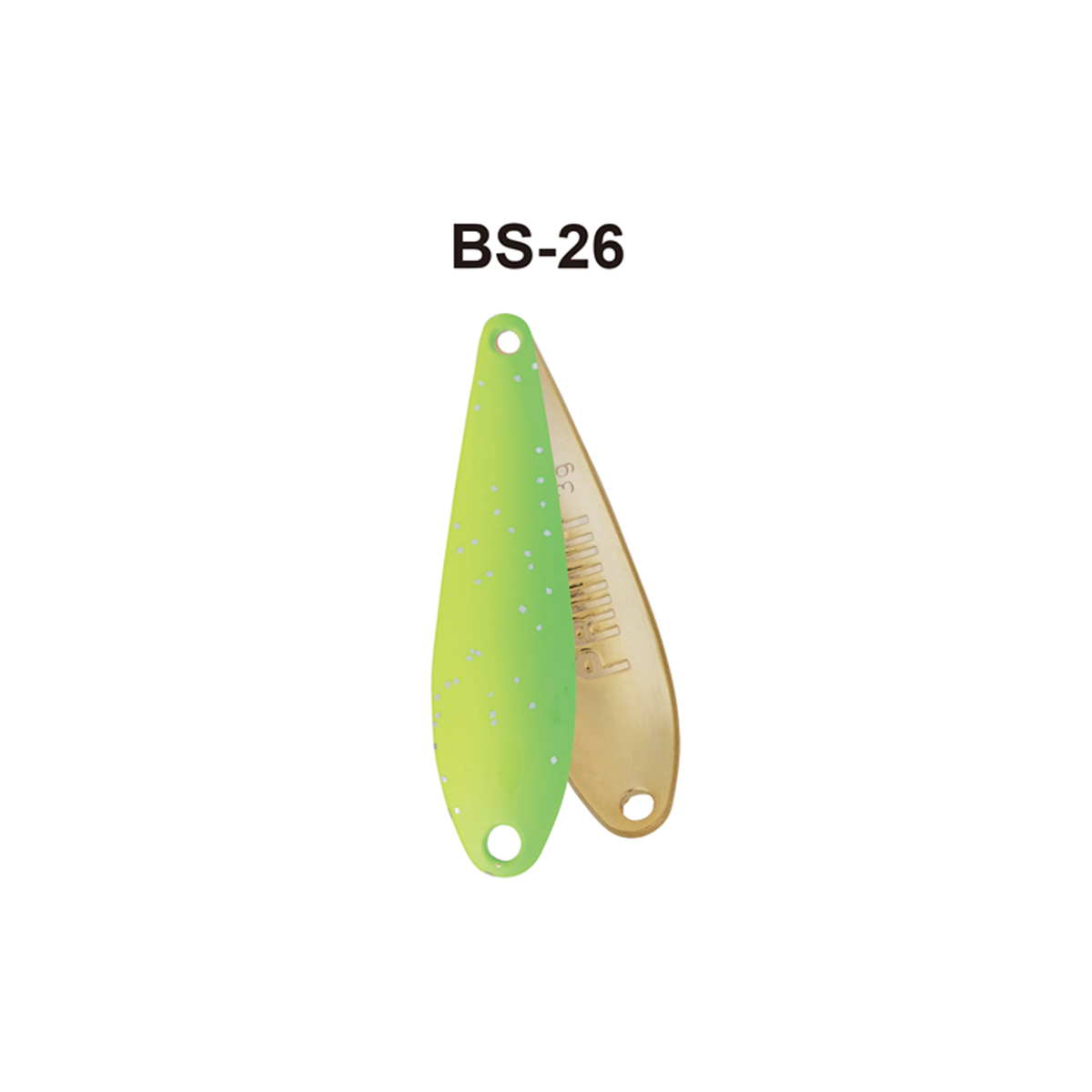 YARIE PRIMA Trout Spoon 5g Color #BS-26 "Chartreuse" – The Borrowed Lure